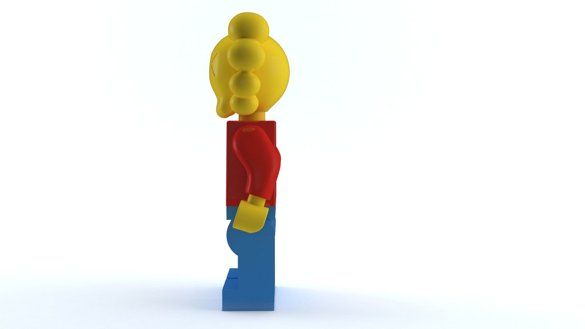 Lego Kaws 3D model 3D printable | CGTrader