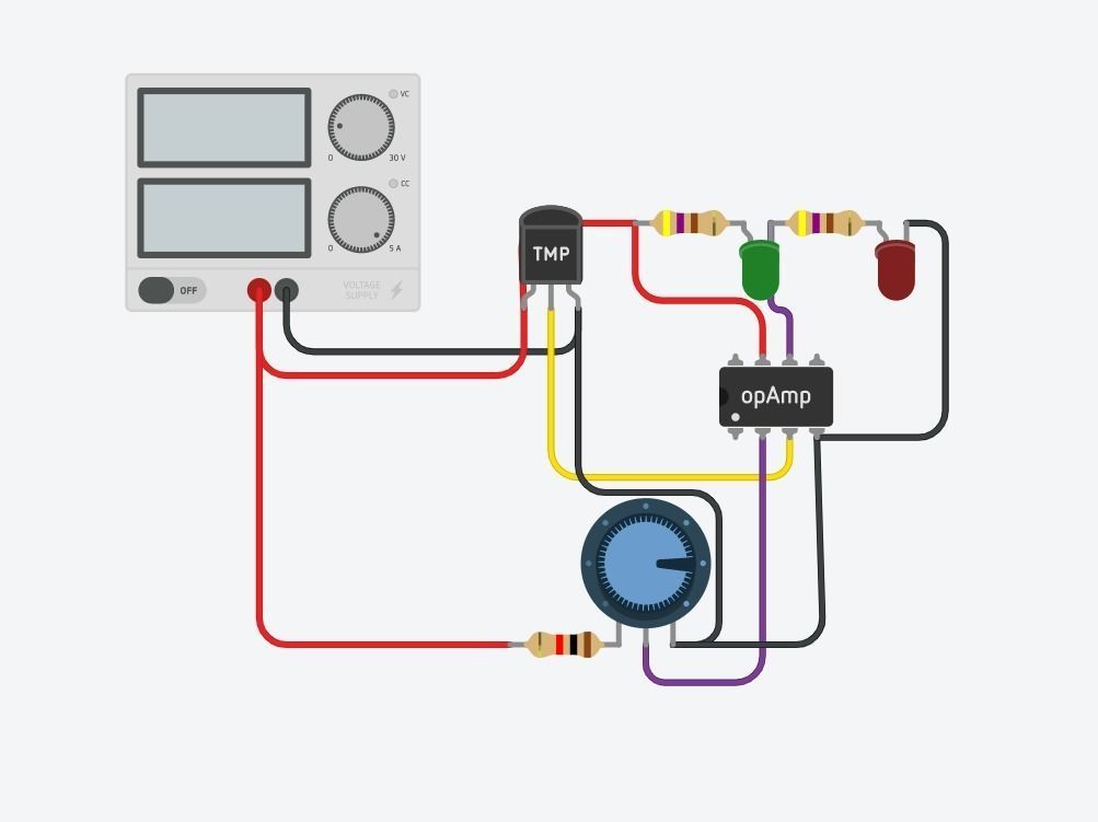 Temperature Sensor Circuit 3D model 3D printable | CGTrader