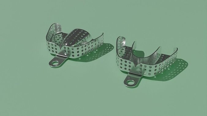 Dental impression trays for primary impression STOCK TRAY 3D model ...