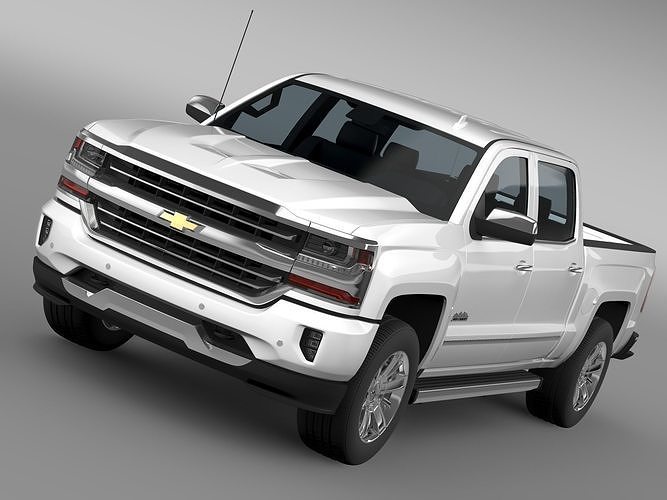 Chevrolet Silverado High Country ShB 2016 3D model | CGTrader