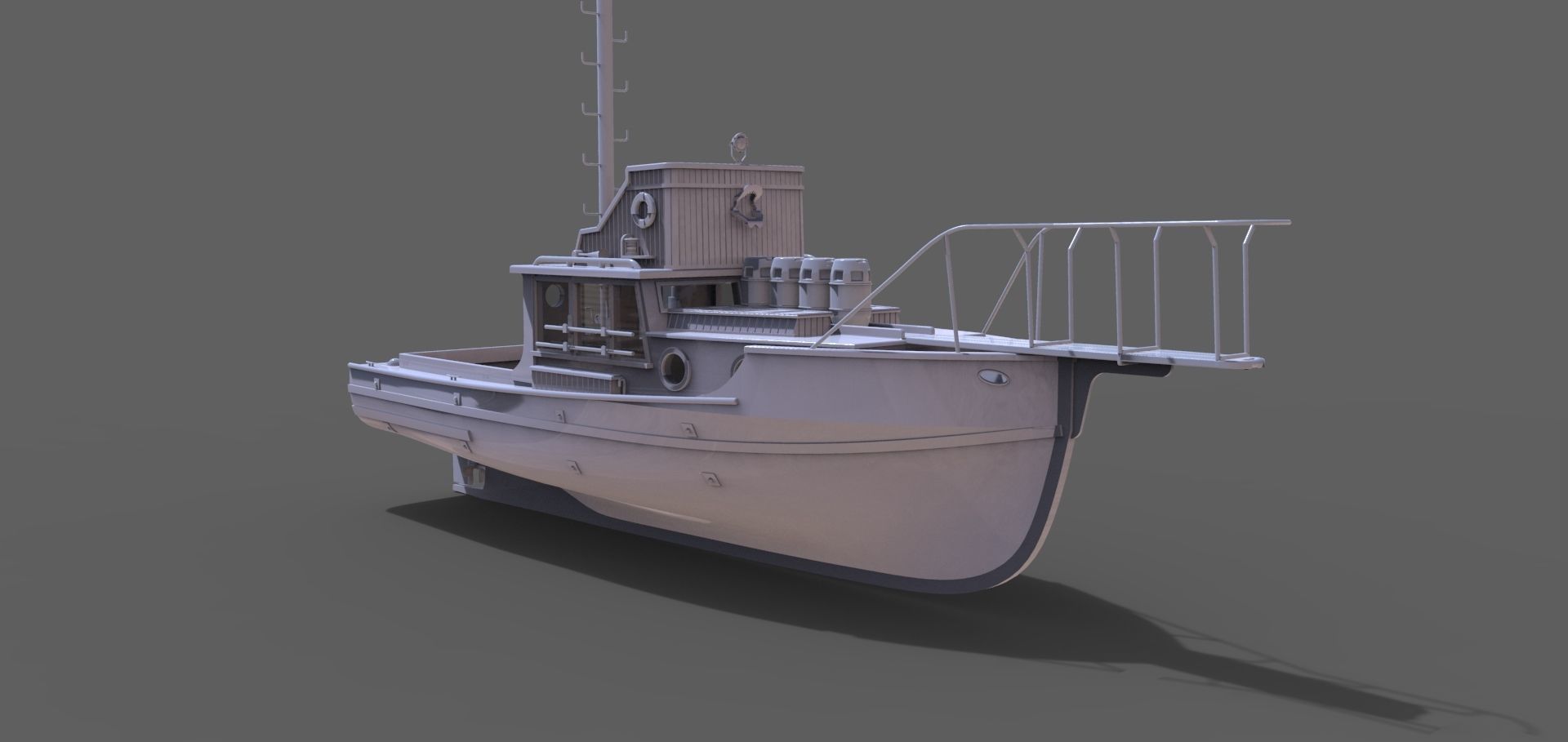 Orca Model fishing boat 3D model 3D printable | CGTrader