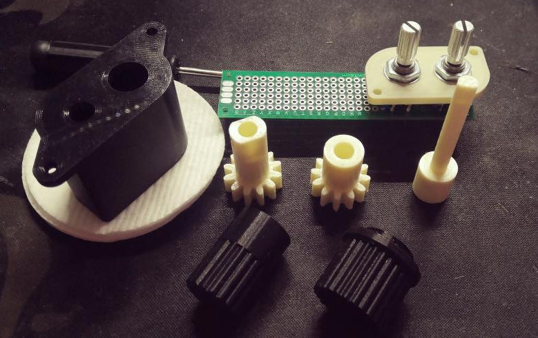 DUAL ROTARY ENCODER - for flight simulator 3D model 3D printable | CGTrader