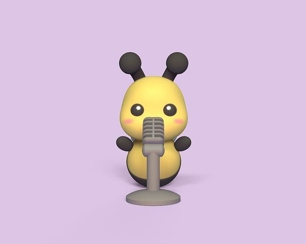 Singer Bee 3D model 3D printable | CGTrader