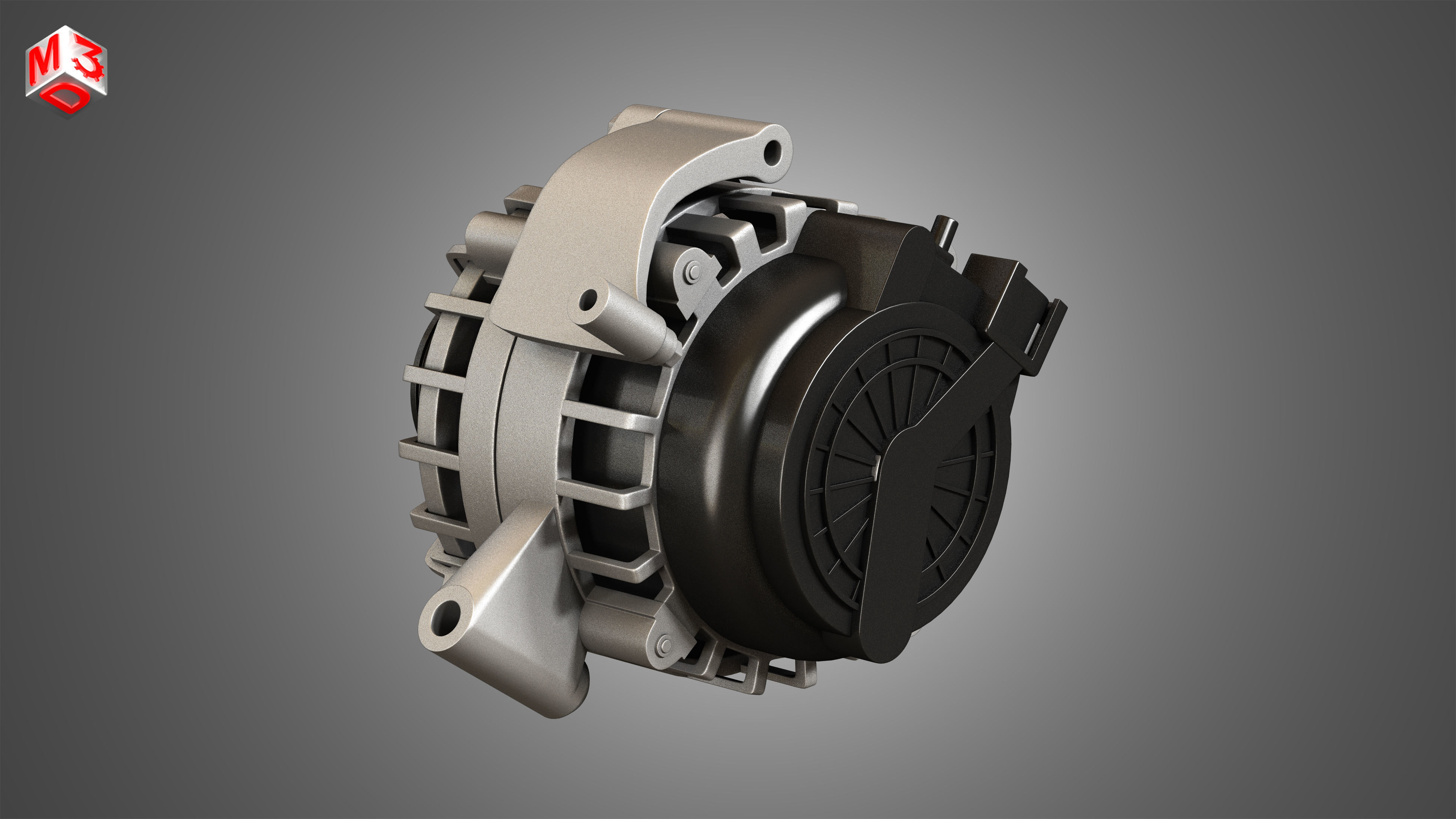 Engine Alternator 3D model | CGTrader