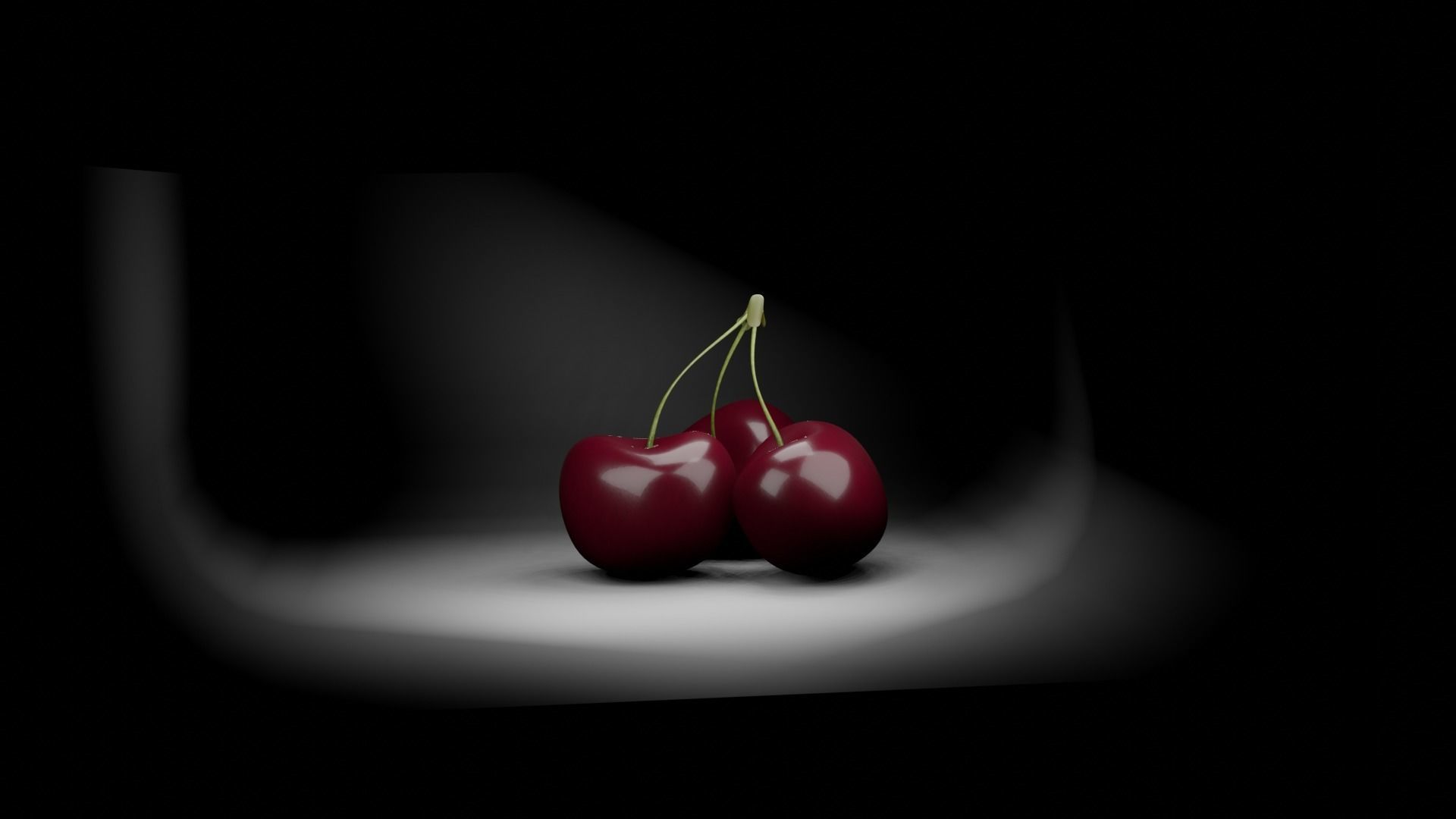 Low-Poly Cherries free VR / AR / low-poly 3D model | CGTrader
