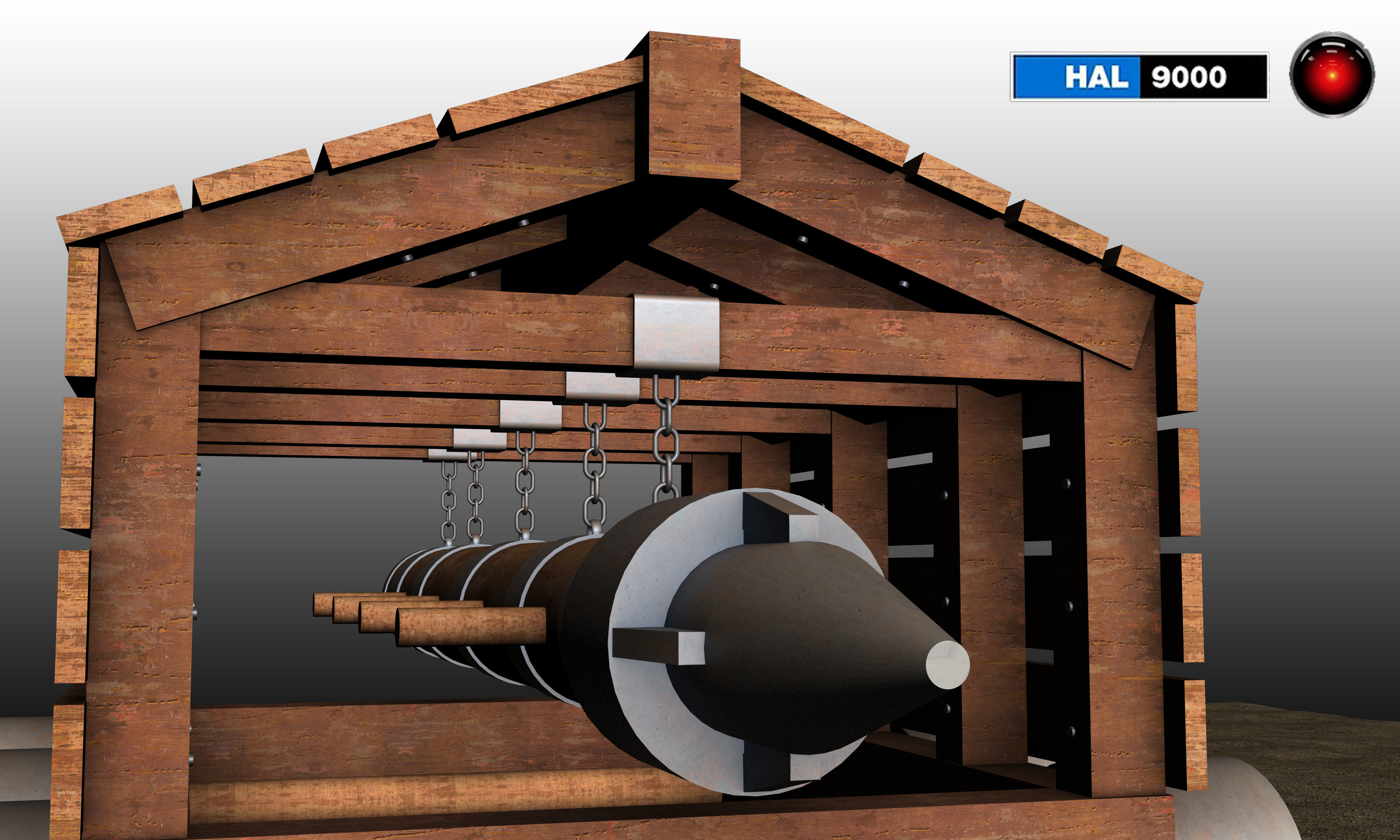 Mediaval siege ram 3D model | CGTrader