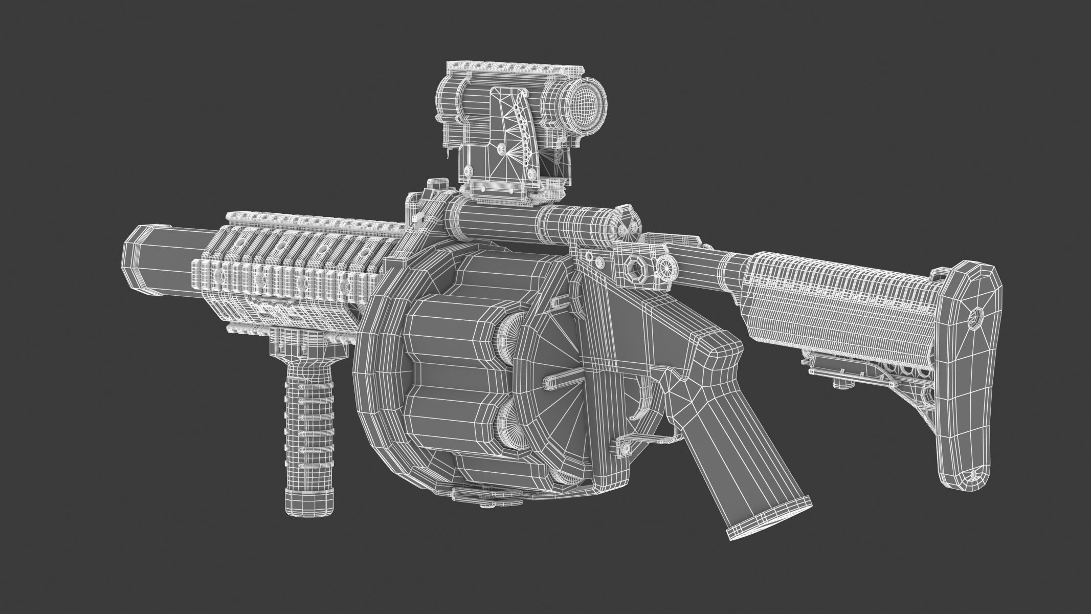 Milkor MGL 3D model | CGTrader