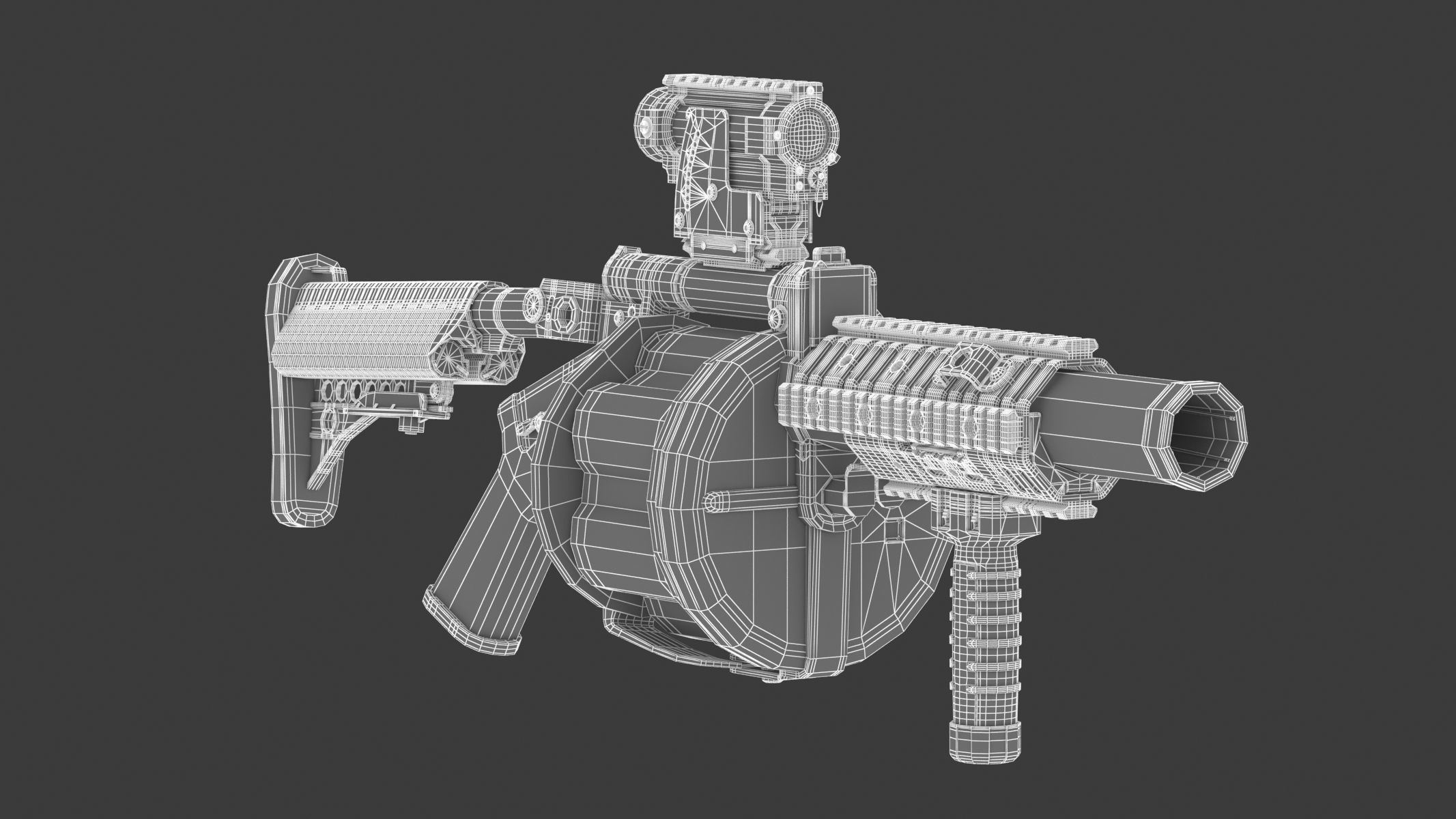 Milkor MGL 3D model | CGTrader