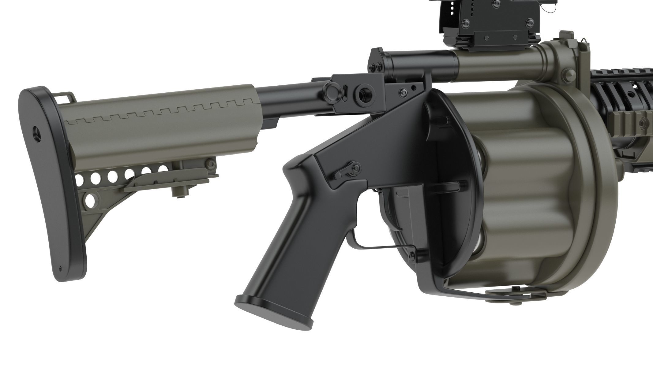 Milkor MGL 3D model | CGTrader