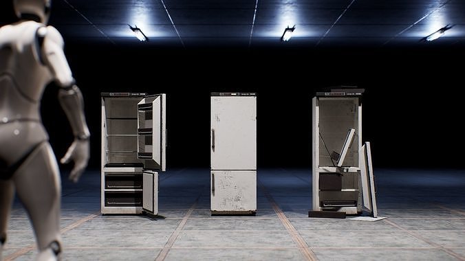 3D model Refrigerator VR / AR / low-poly | CGTrader