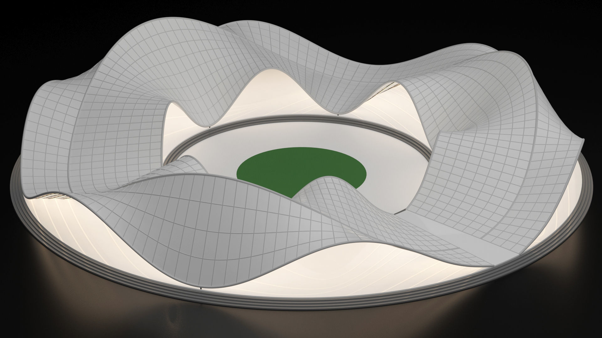 Parametric Pavilion Shade Structure Architecture 3D model | CGTrader
