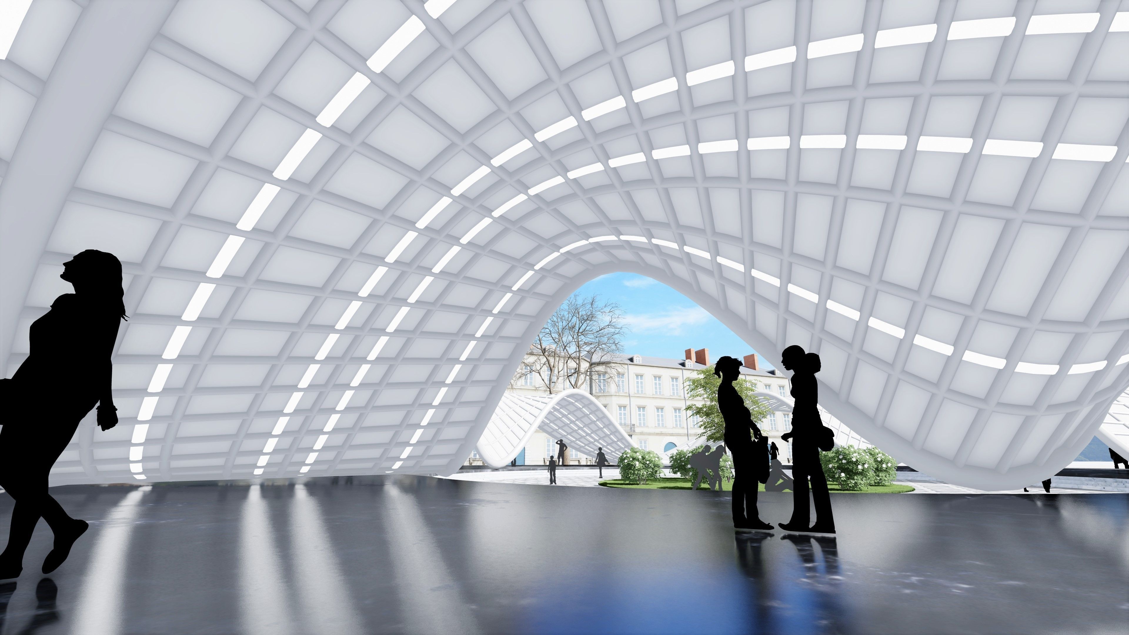 Parametric Pavilion Shade Structure 3D model | CGTrader