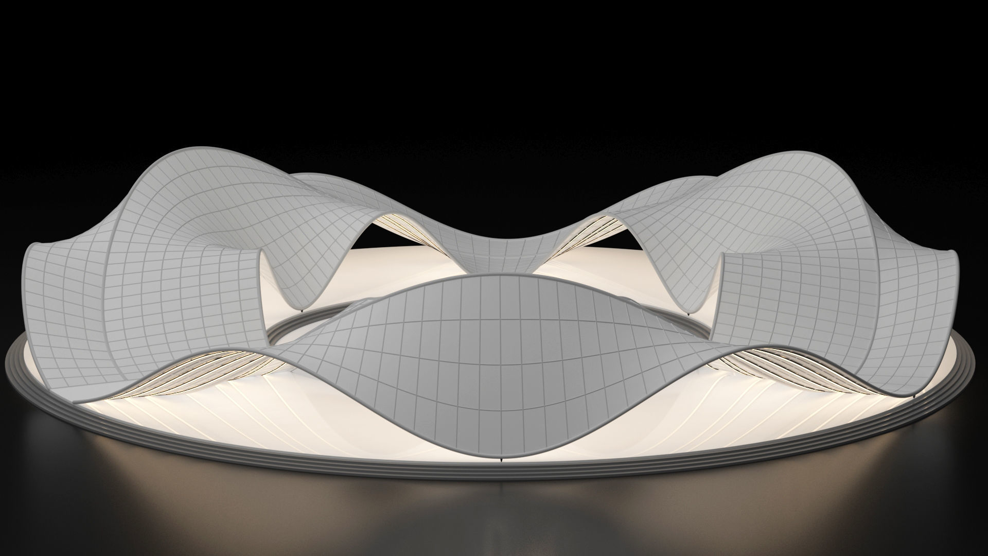 Parametric Pavilion Shade Structure 3D model | CGTrader