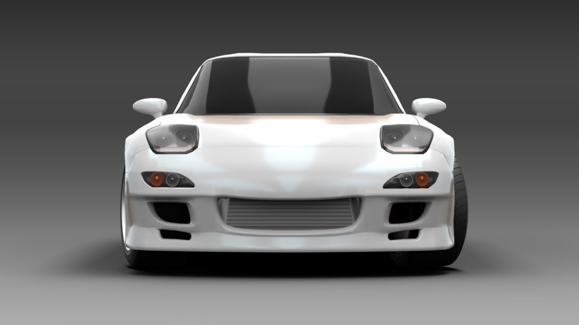Mazda RX7 FD Turbo 1995 JDM free VR / AR / low-poly 3D model | CGTrader