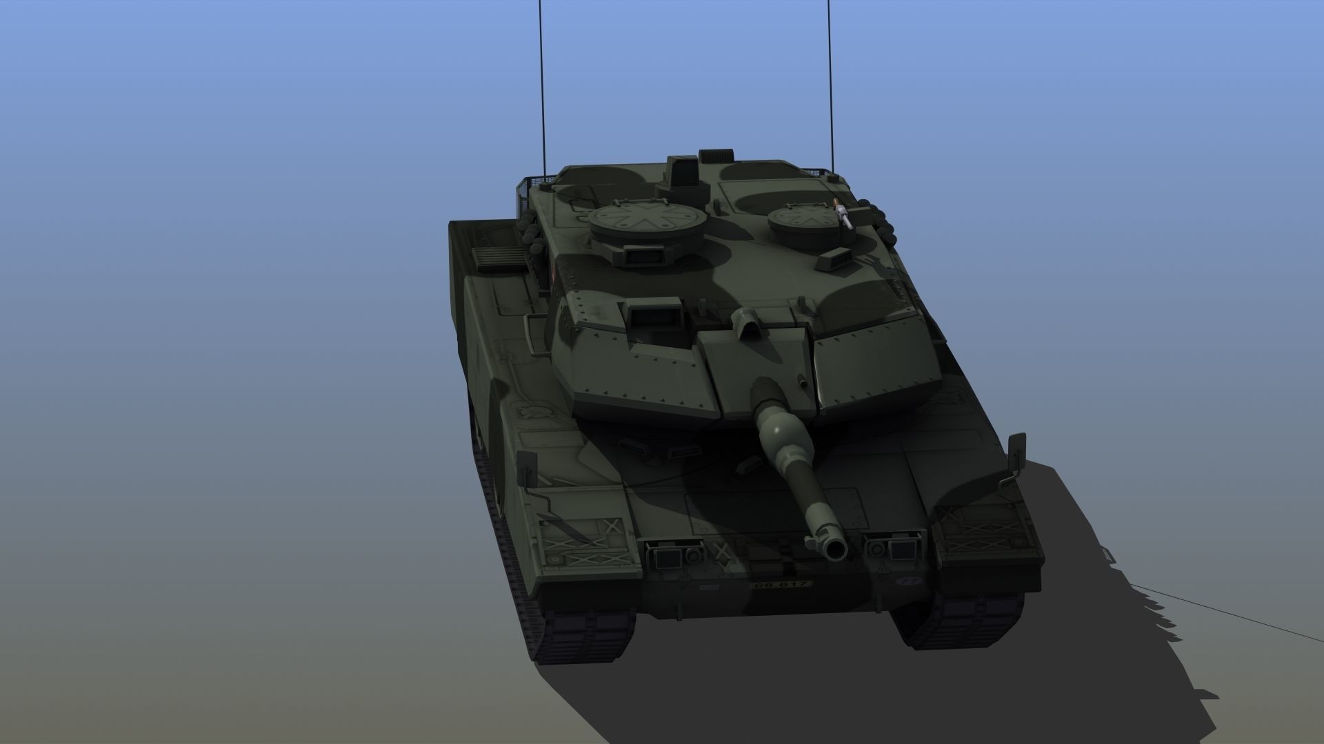Leopard2 A7 Tank 3D model | CGTrader