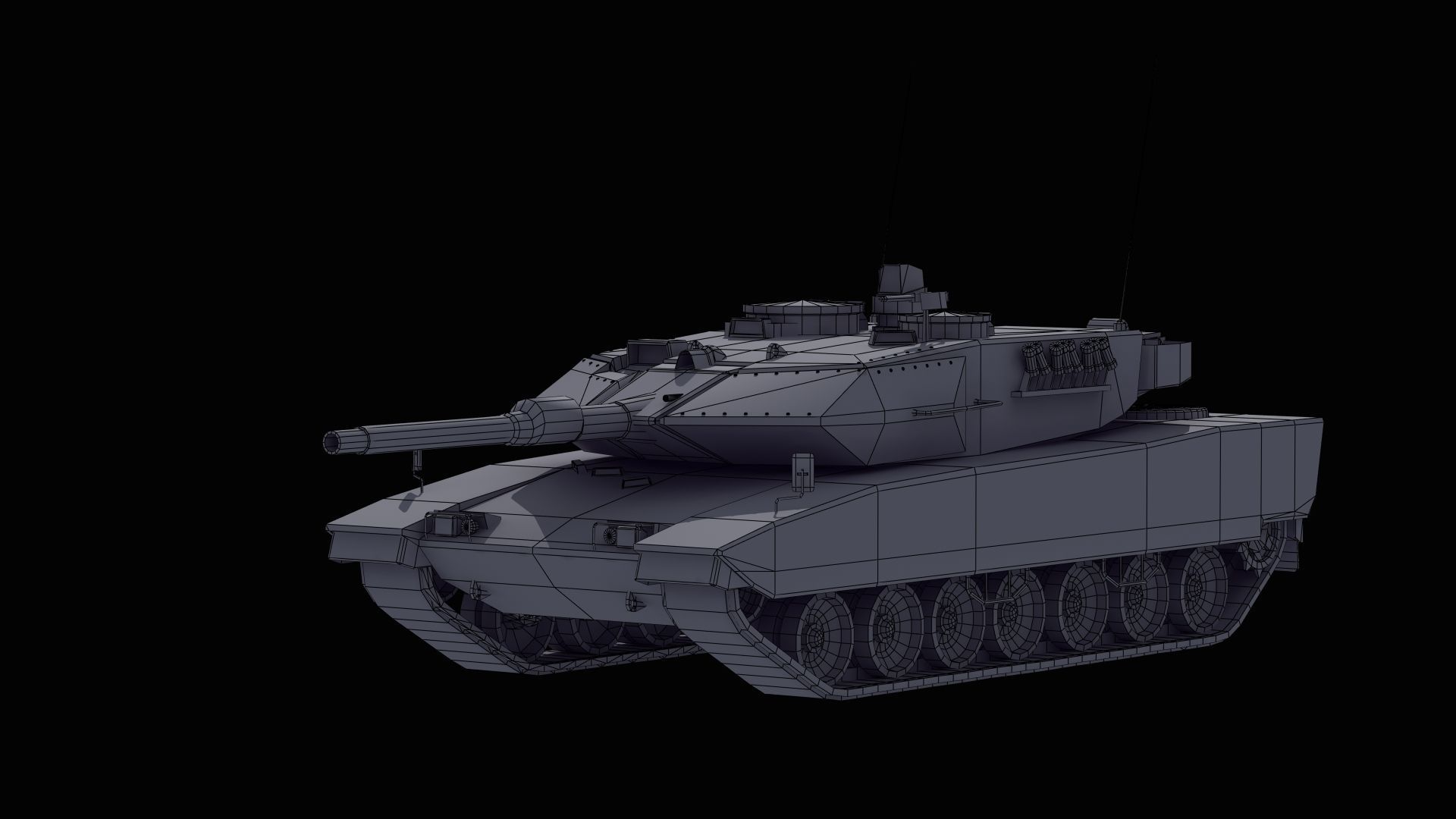 Leopard2 A7 Tank 3D model | CGTrader