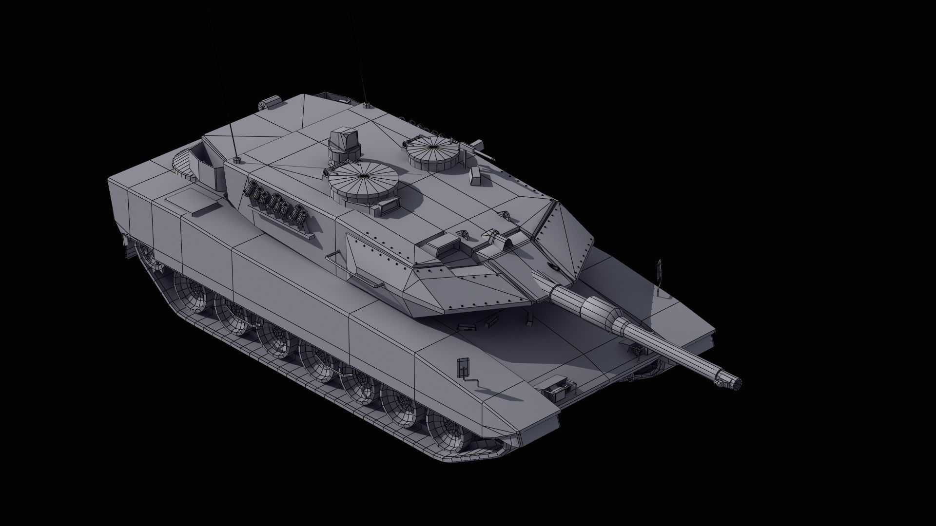 Leopard2 A7 Tank 3D model | CGTrader