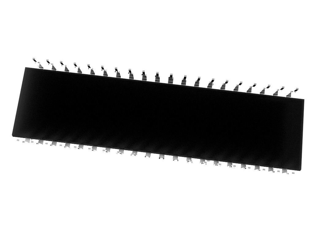 Atmega 40 pin IC 3D model 3D printable | CGTrader