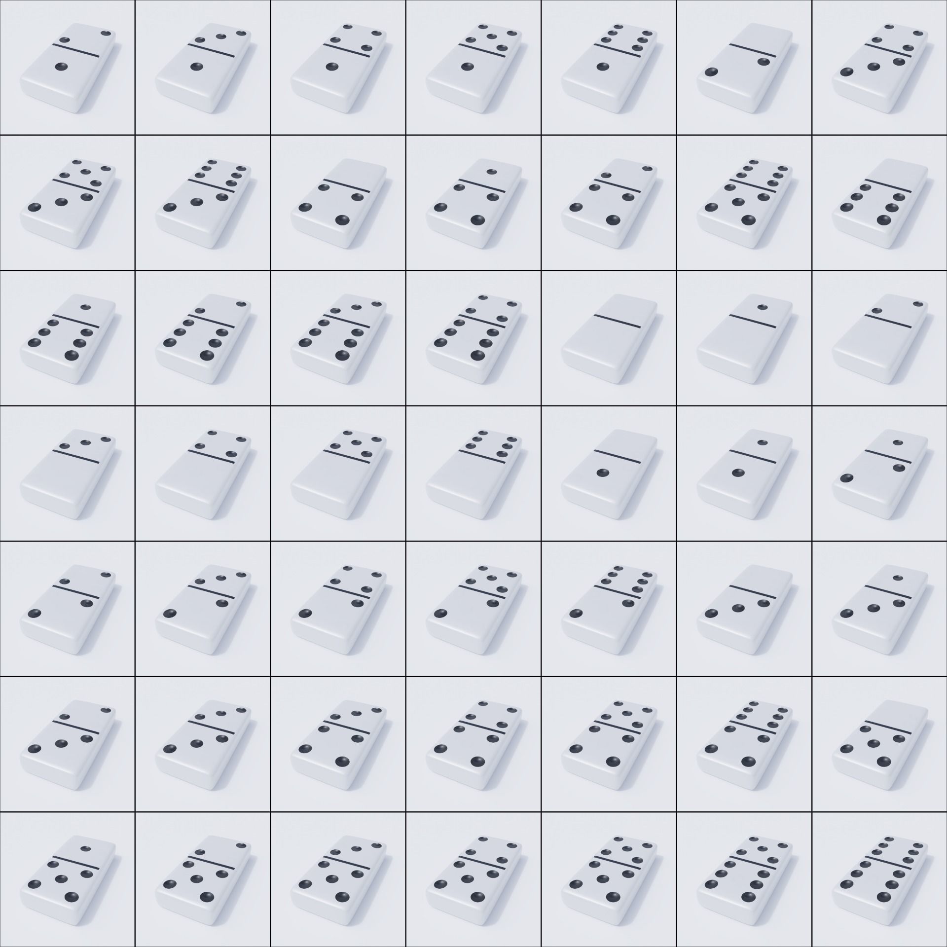 Domino Tile and Normal Map Collection VR / AR / low-poly | CGTrader