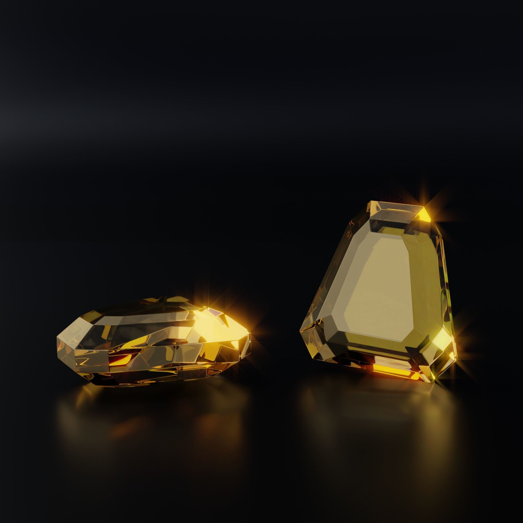 3D model Gem stones VR / AR / low-poly | CGTrader