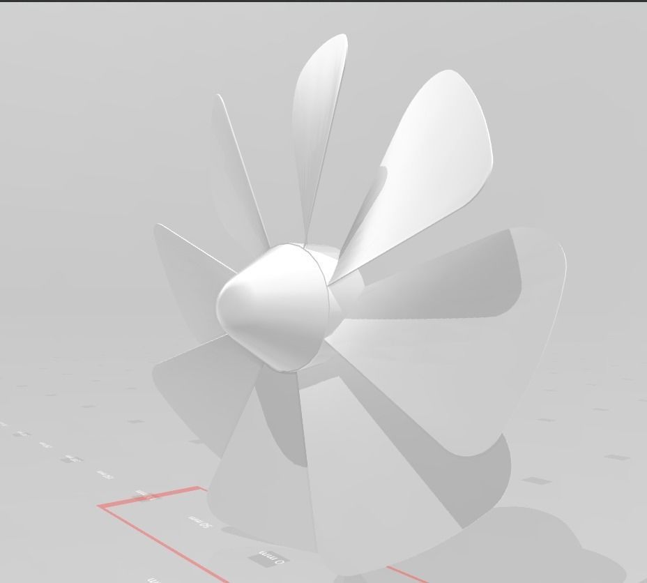 Propeller design model with eight blade 3D model 3D printable | CGTrader