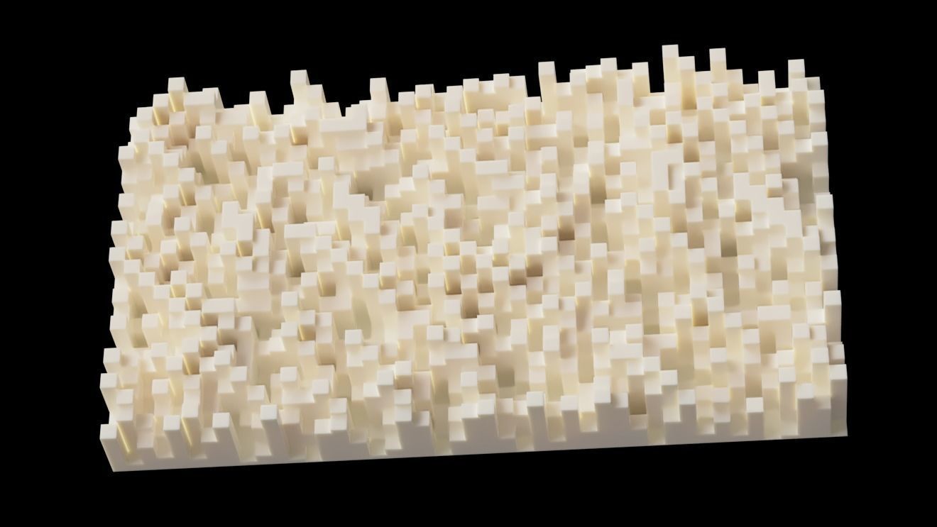 SKYLINE ACOUSTIC DIFFUSER 3D model 3D printable | CGTrader