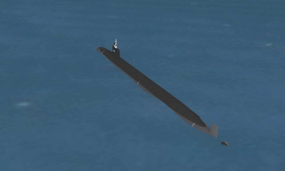 Virginia Class SSN 774 USS Virginia 3D model rigged | CGTrader