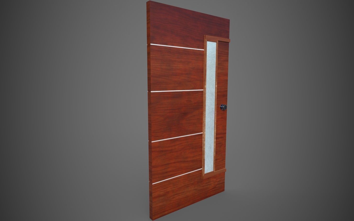 3D model Low-Poly Wooden Door VR / AR / low-poly | CGTrader