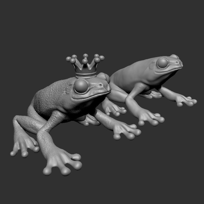 Frog STL for 3D model 3D printable | CGTrader