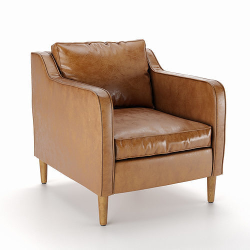 Hamilton Leather Chair 3D model | CGTrader