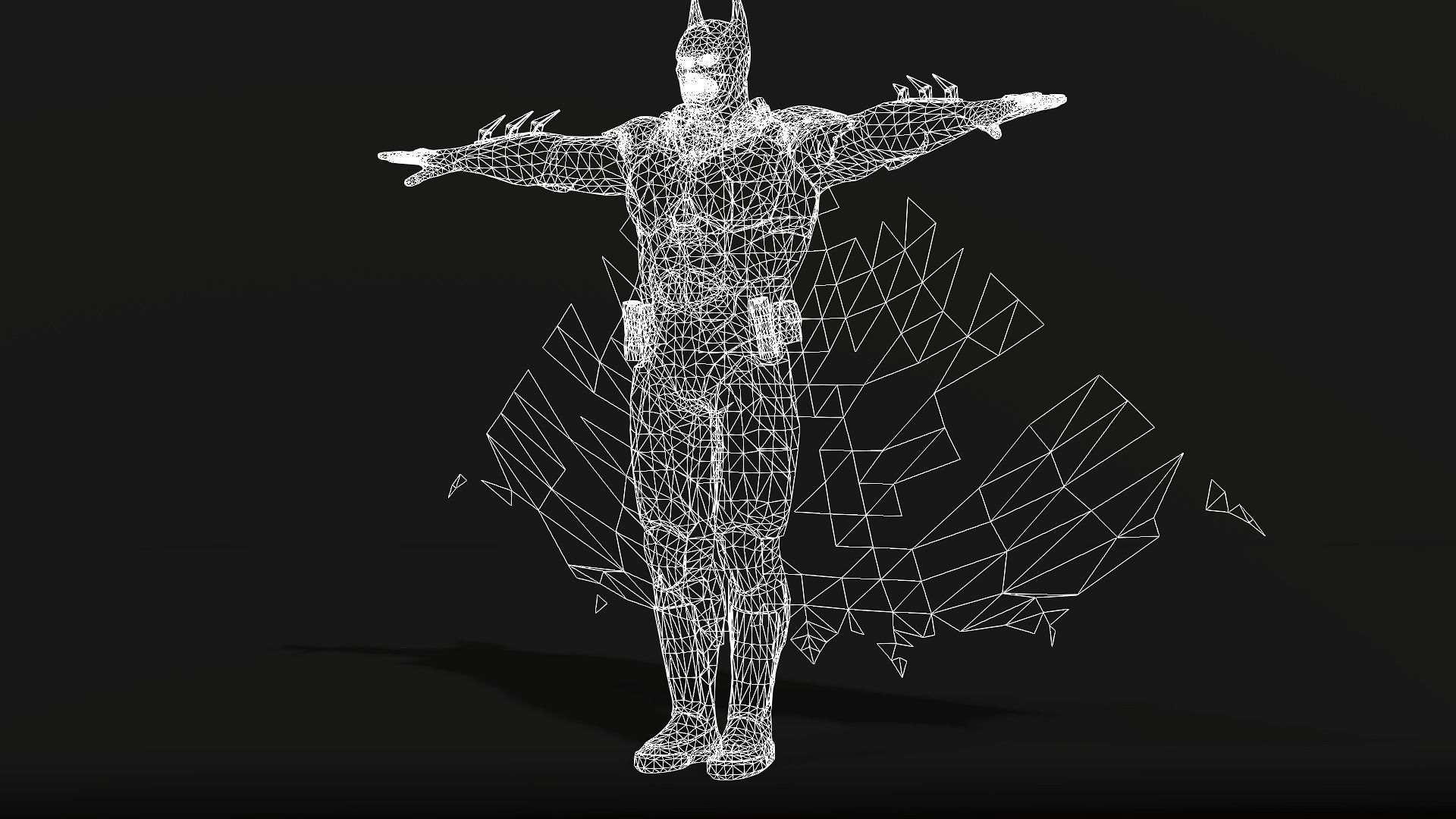 Batman Dark Knight 3D model rigged | CGTrader
