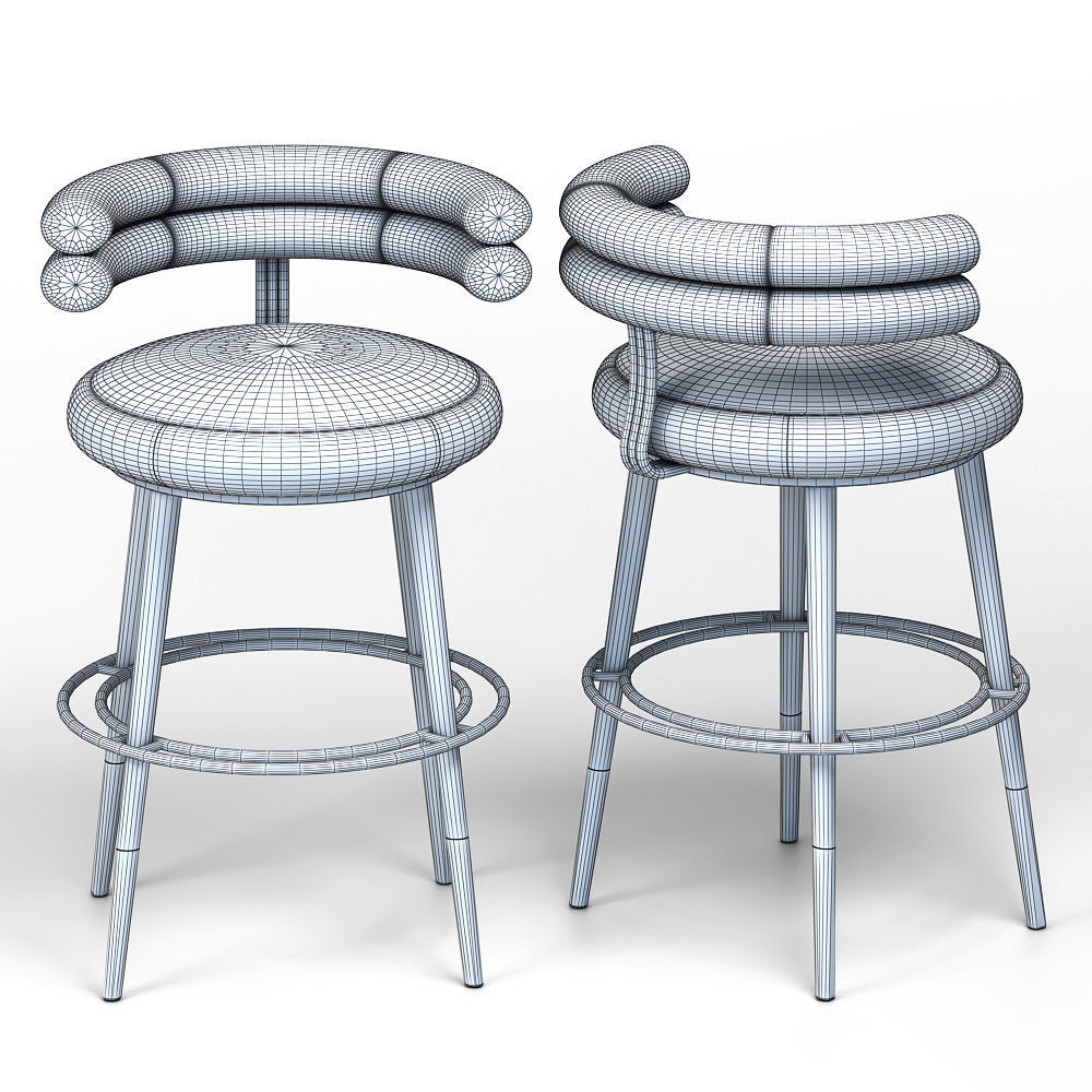 betsy bar chair mezzo Chair 3D model | CGTrader