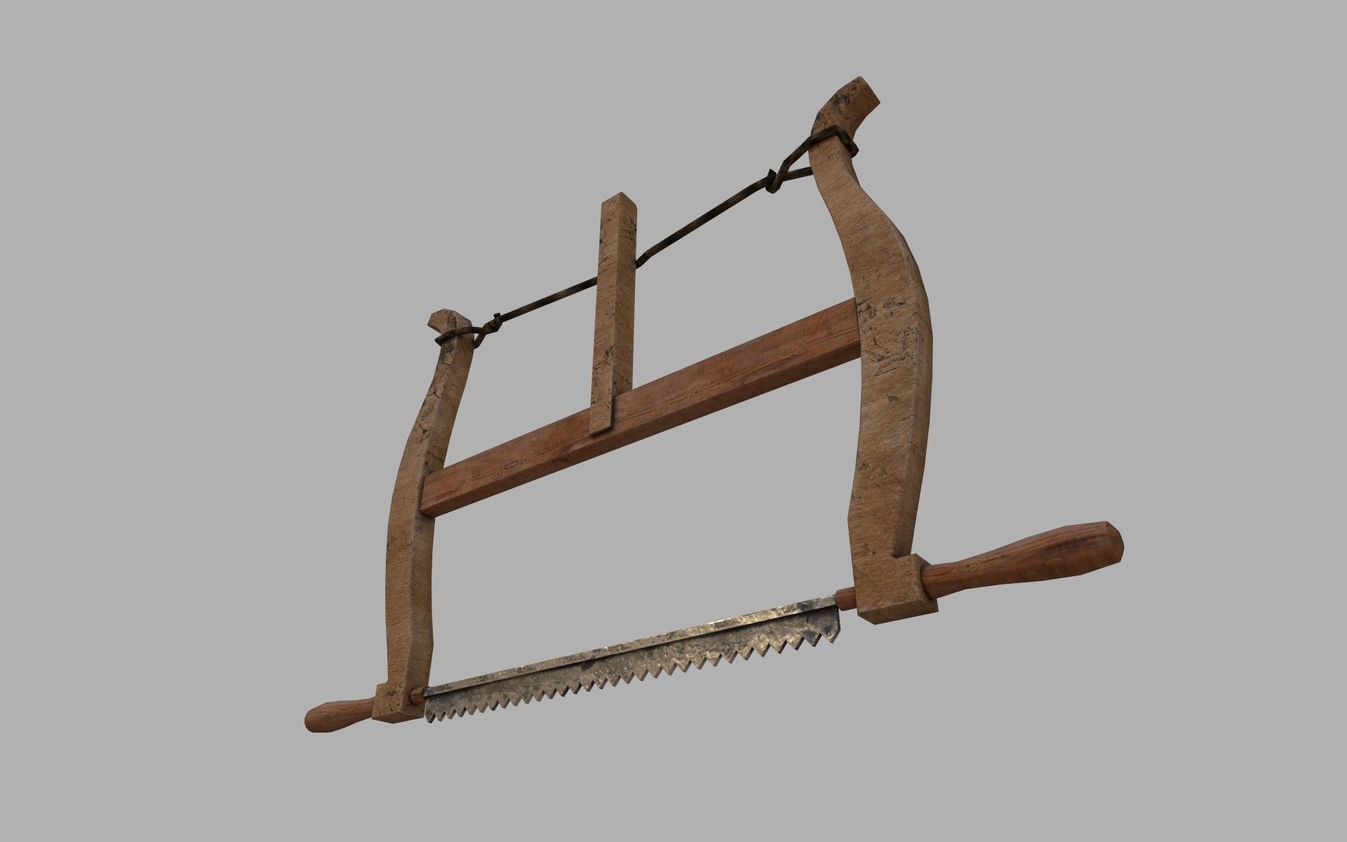 3D model Pack of 6 Medieval Hand Saws and Hacksaws VR / AR / low-poly ...