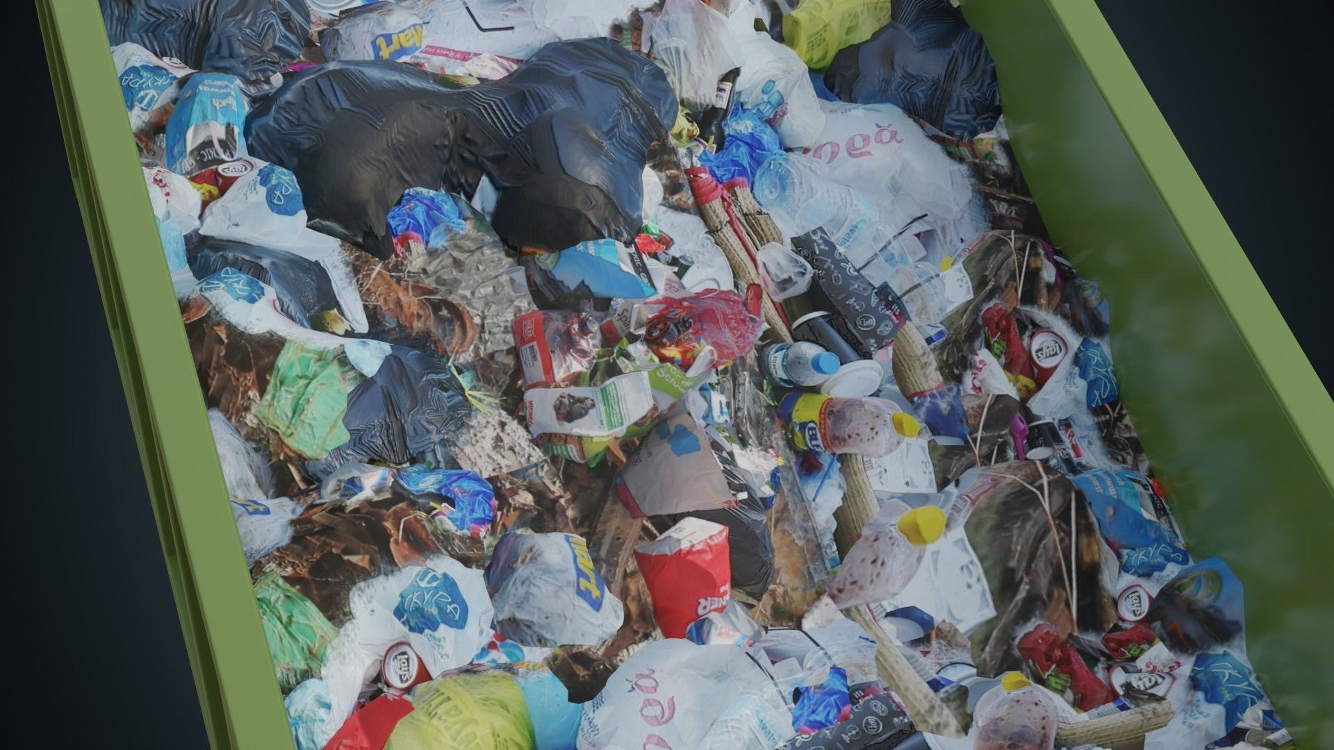 3D model Garbage Container 2A VR / AR / low-poly | CGTrader