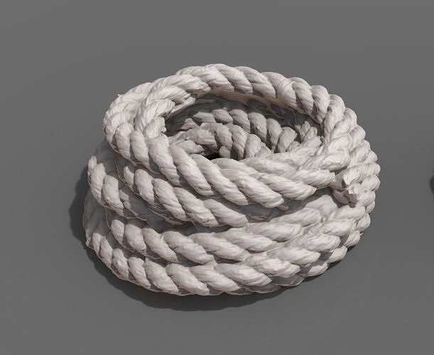 Rope 3D scan 3D model 3D printable | CGTrader