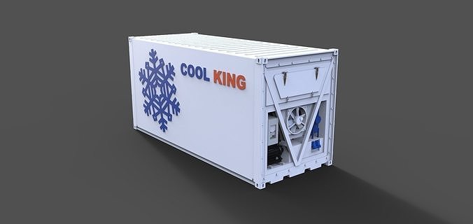 Reefer container 3D model 3D printable | CGTrader