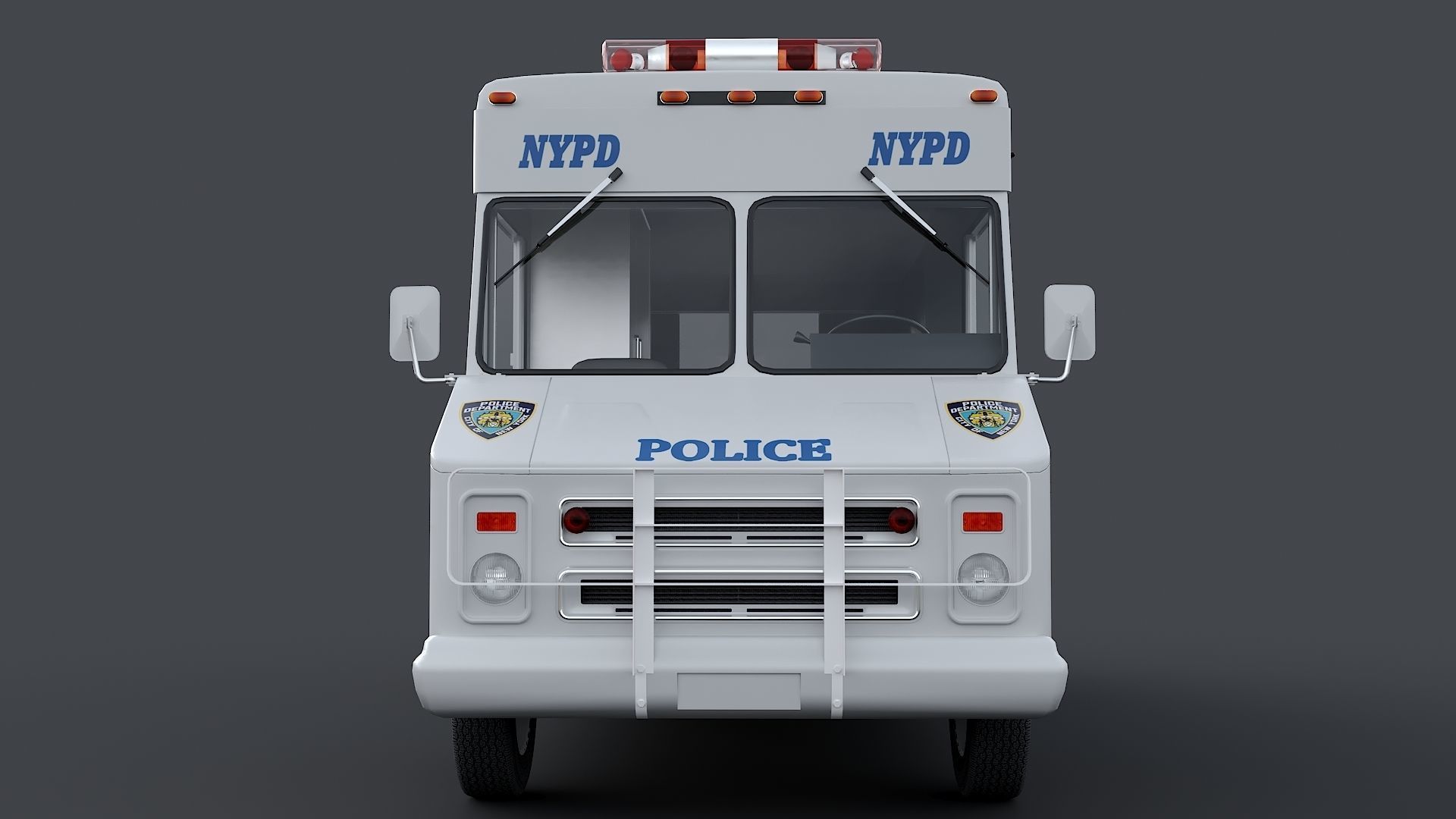 Chevrolet P30 step van NYPD 3D model | CGTrader