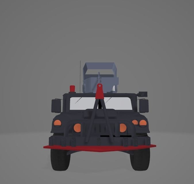 Hmmwv isof iraq M1151 A 3D model animated | CGTrader