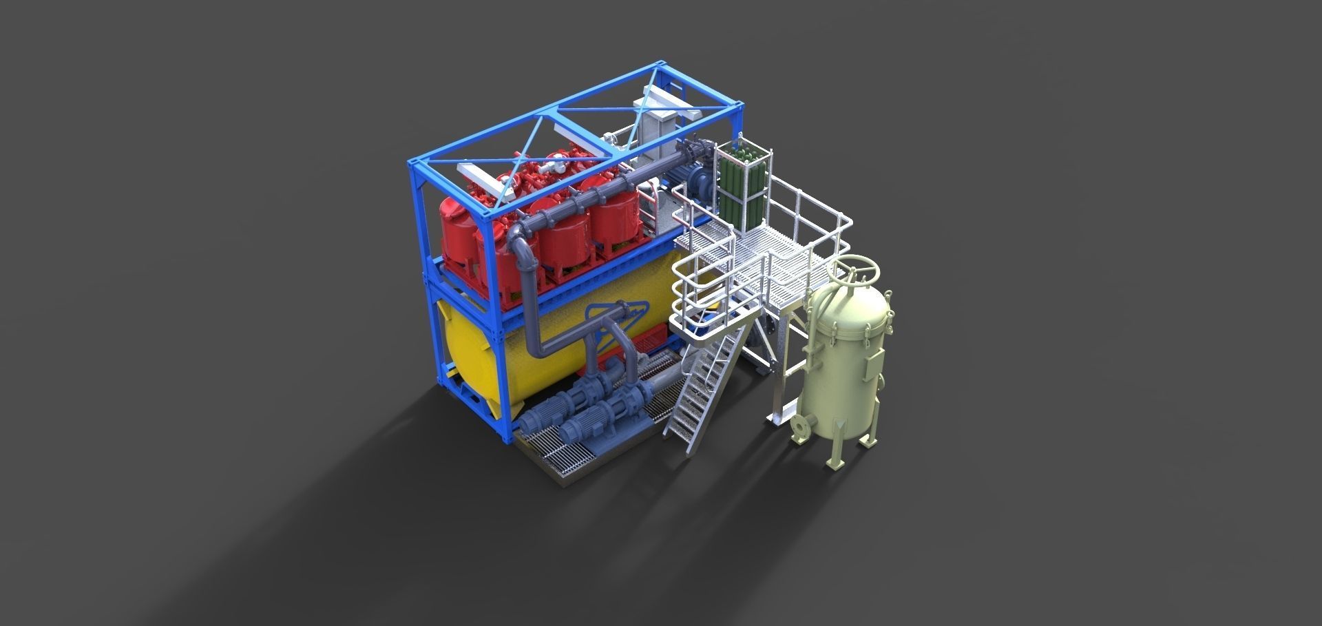 Filter system B 3D model 3D printable | CGTrader