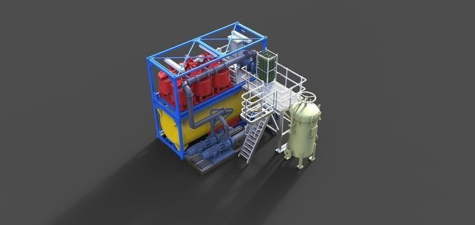 Filter system B 3D model 3D printable | CGTrader