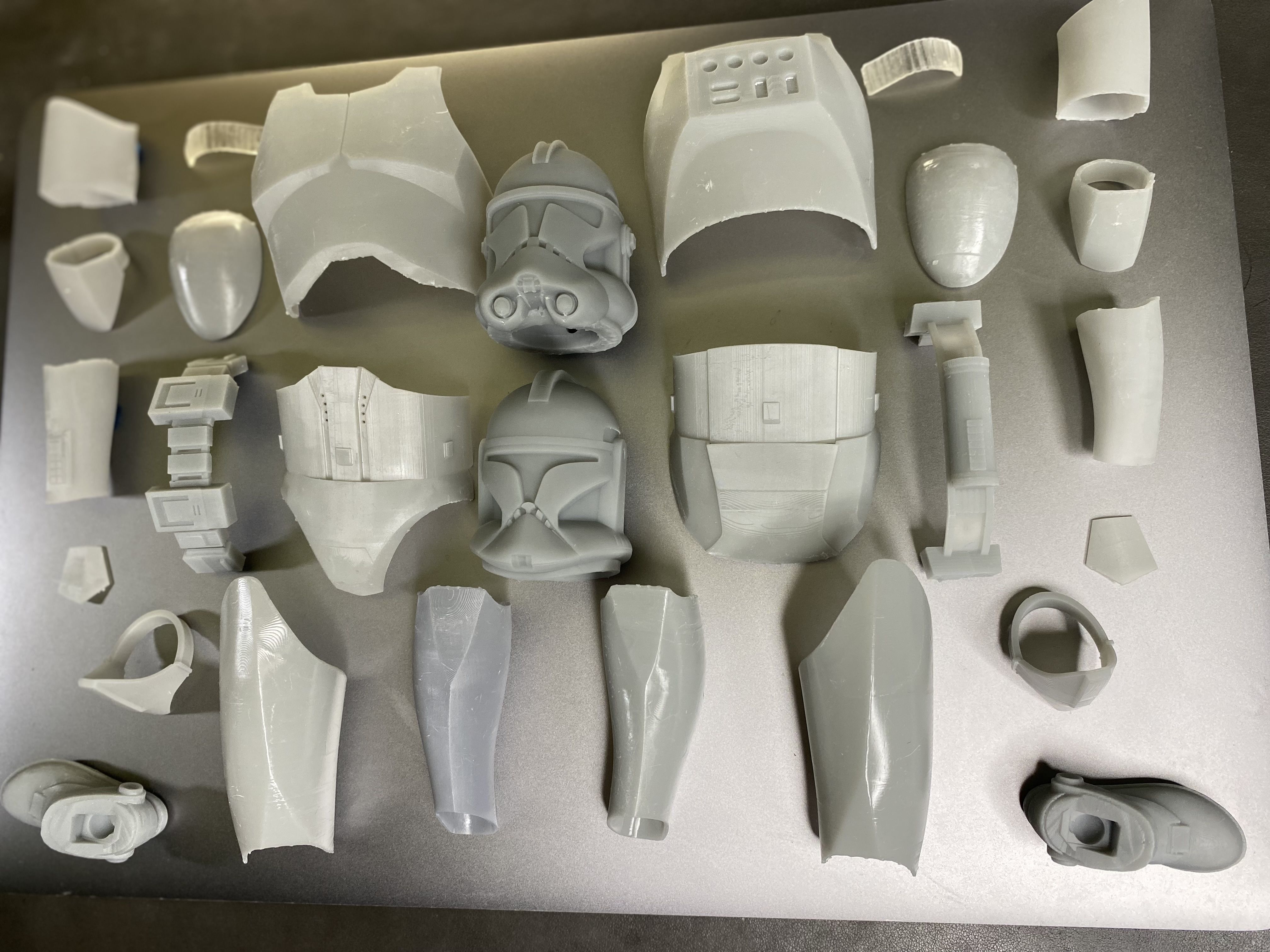 Full Clone Trooper Armor Phase 1 and 2 OneSix OneSixth 12inch 3D model ...