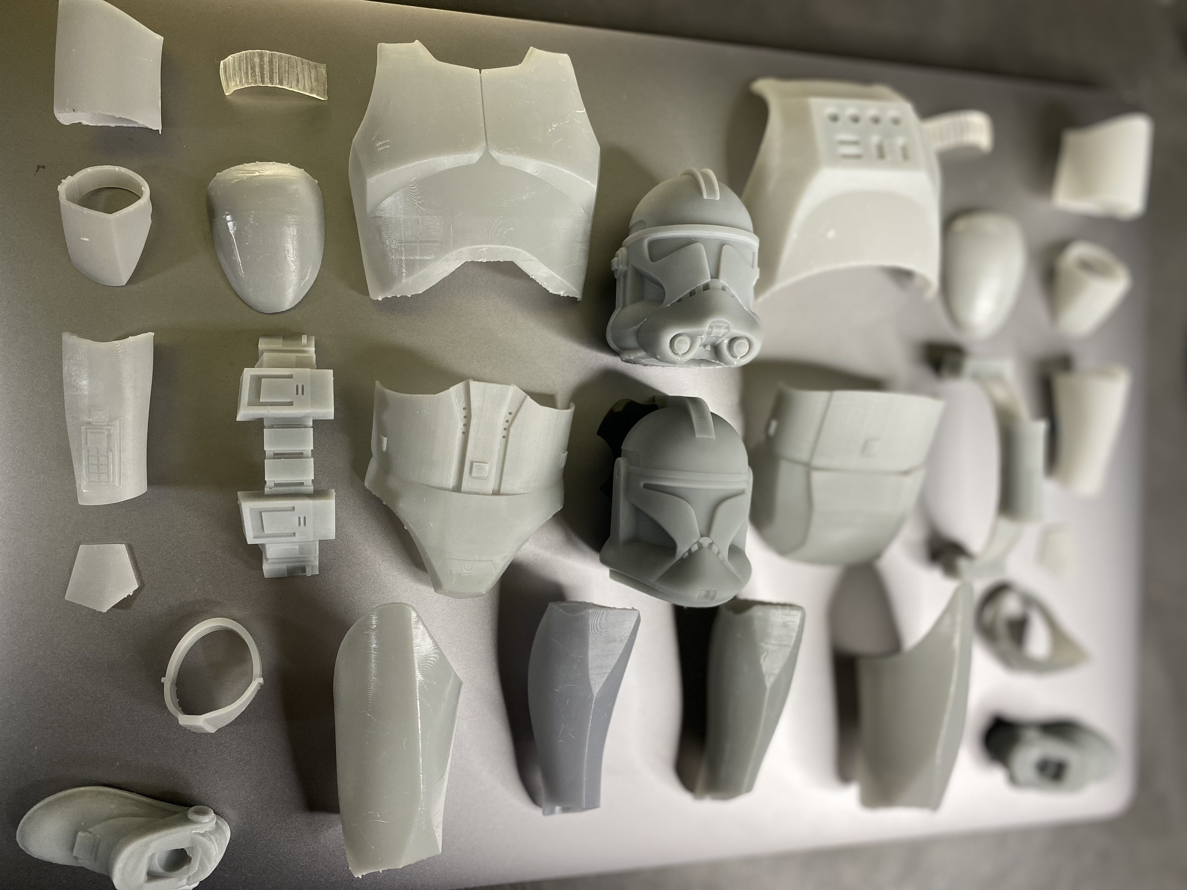 Full Clone Trooper Armor Phase 1 and 2 OneSix OneSixth 12inch 3D model ...