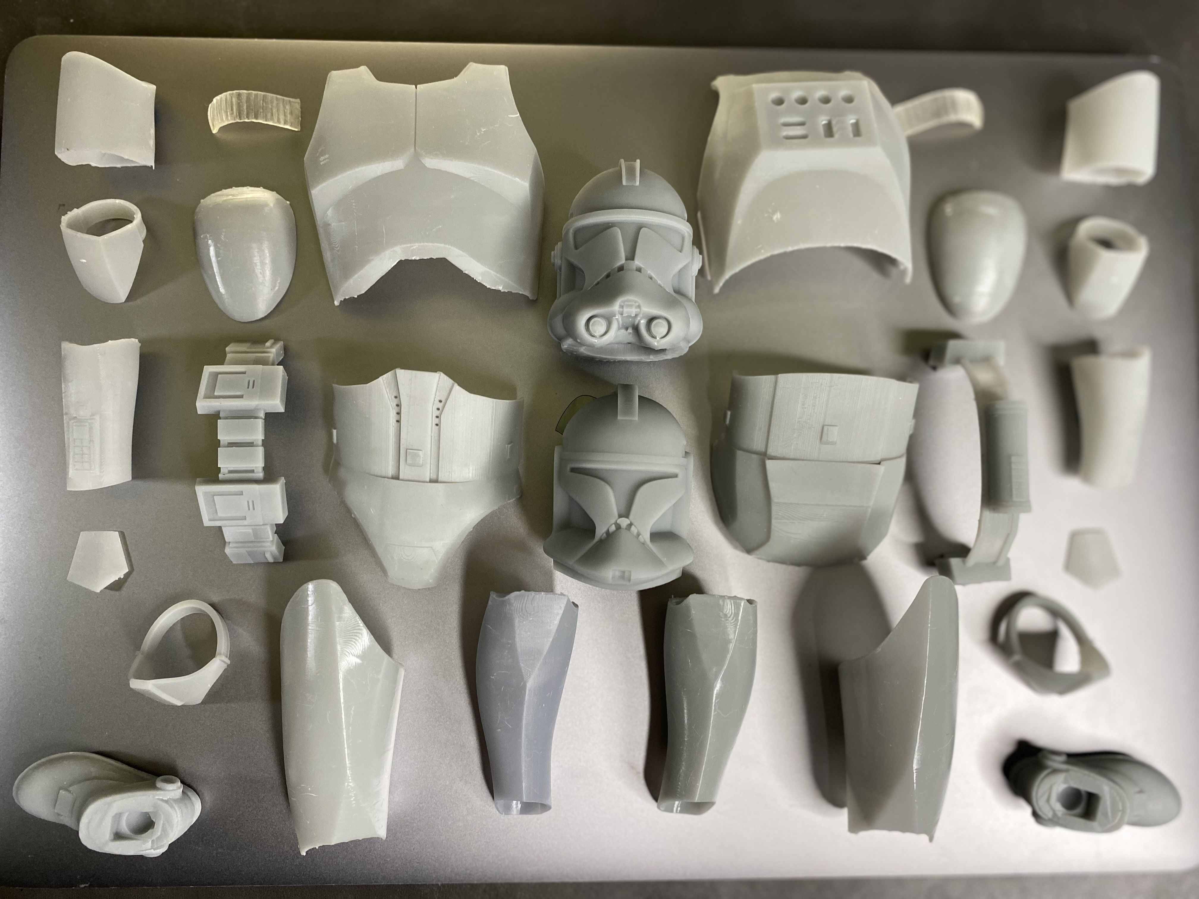 Full Clone Trooper Armor Phase 1 and 2 OneSix OneSixth 12inch 3D model ...