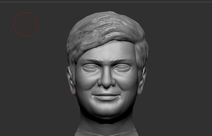 male face 3D model 3D printable | CGTrader