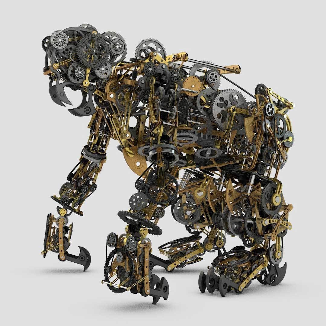 Mechanical Monkey 3D model animated | CGTrader