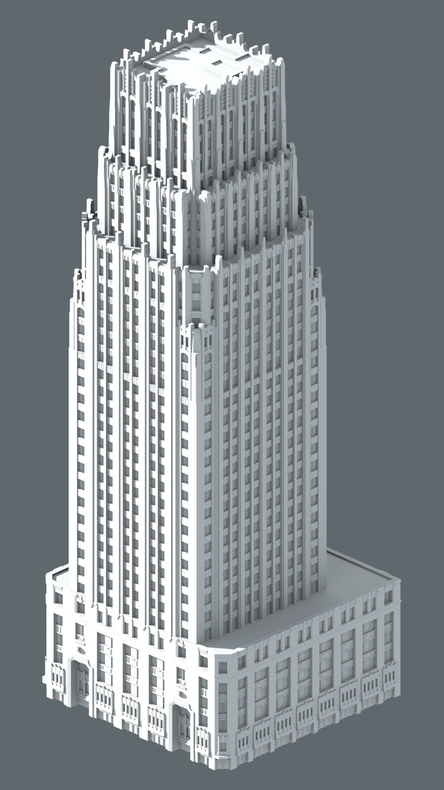 Gulf Building Houston 3D model 3D printable | CGTrader