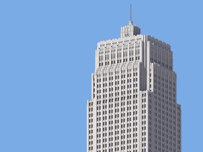 PacBell Building 3D model 3D printable | CGTrader