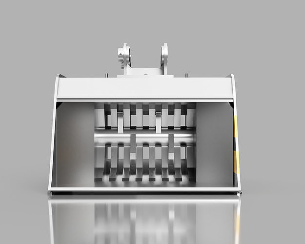 Bucket Crusher 3D model | CGTrader