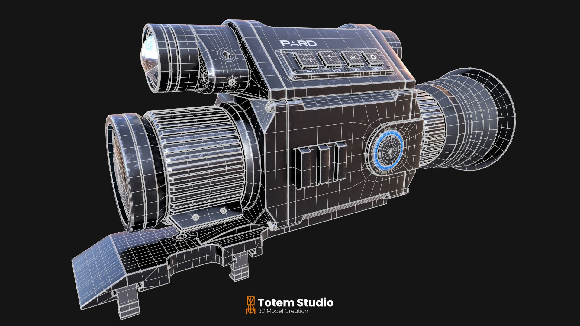 3D model PARD NV008 Digital Scope VR / AR / low-poly | CGTrader