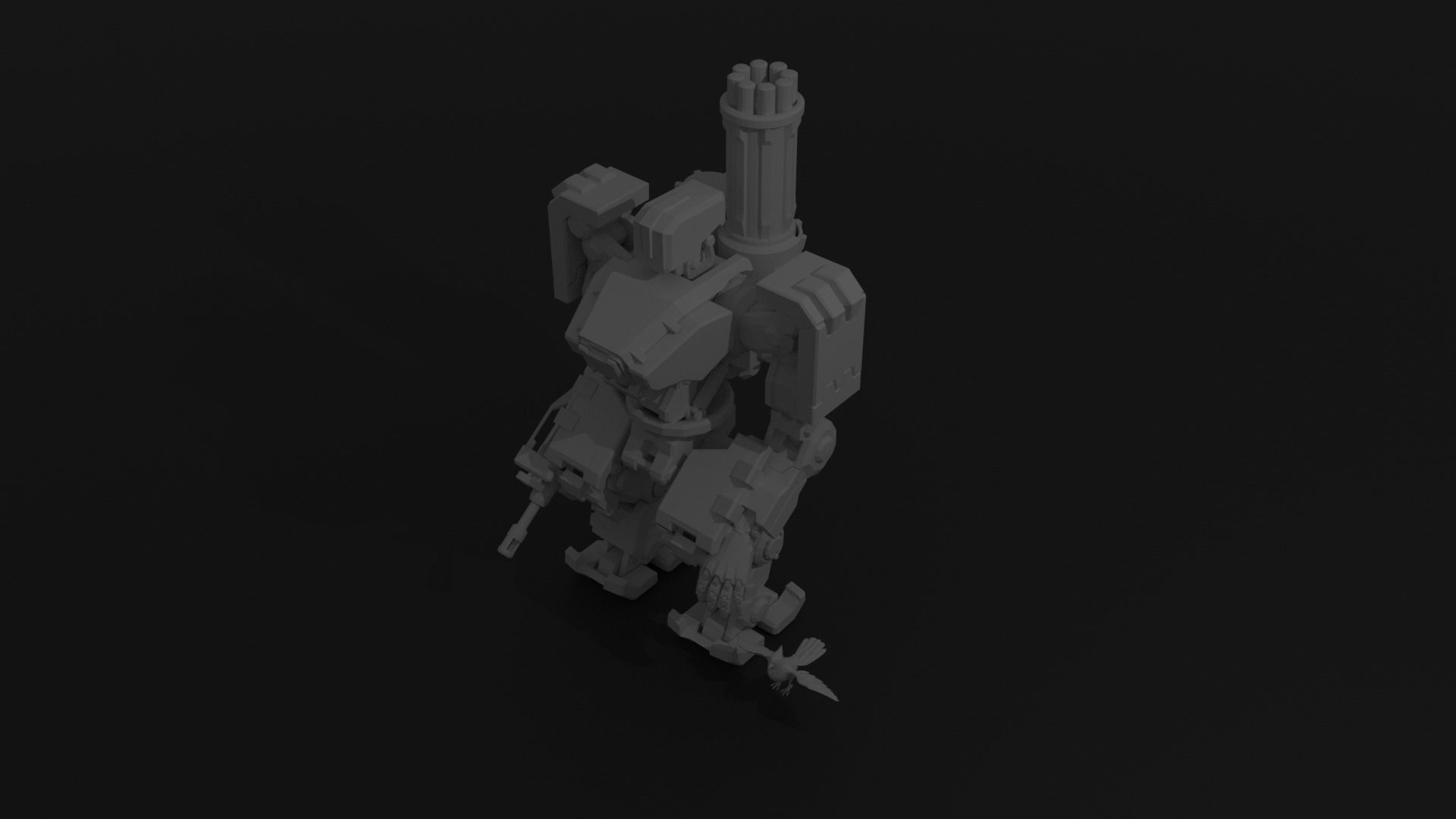 Bastion - Overwatch 3D model | CGTrader